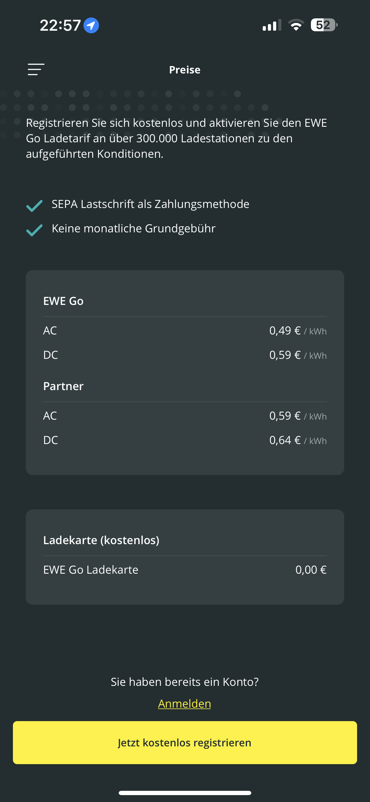 Ewe Go Preise