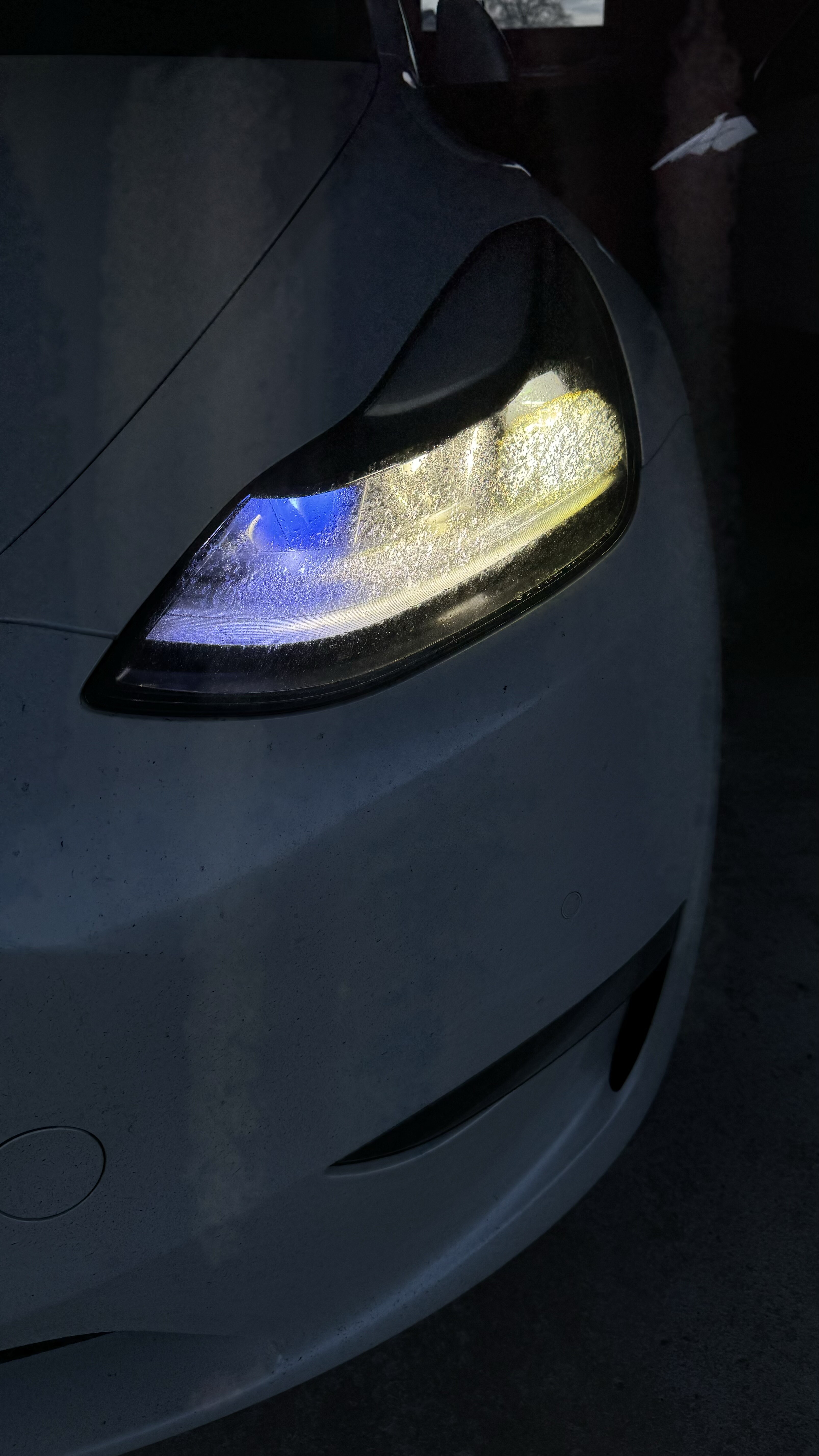 Scheinwerfer Model Y - Materialfehler? - Model Y Probleme / Fehler ...