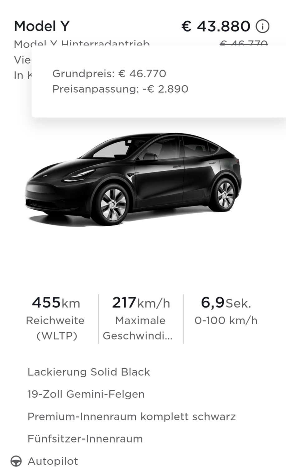 Preisänderungen beim Model Y! (Teil 1) - #4811 von Mika12 - Model Y ...